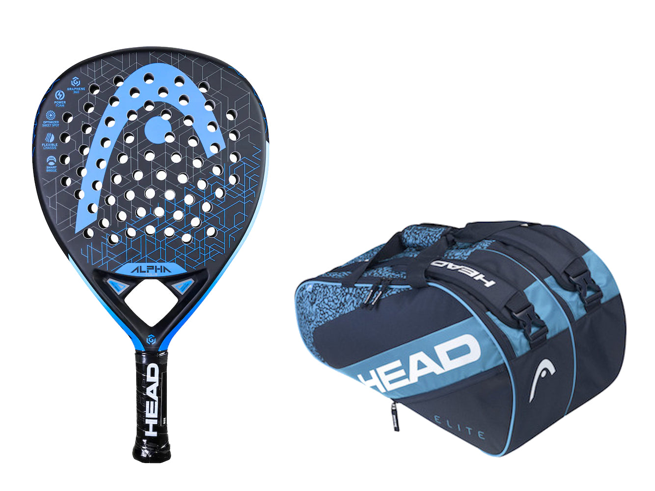 Head Alpha Tour Special Edition + Elite Padel Supercombi - Ongoal